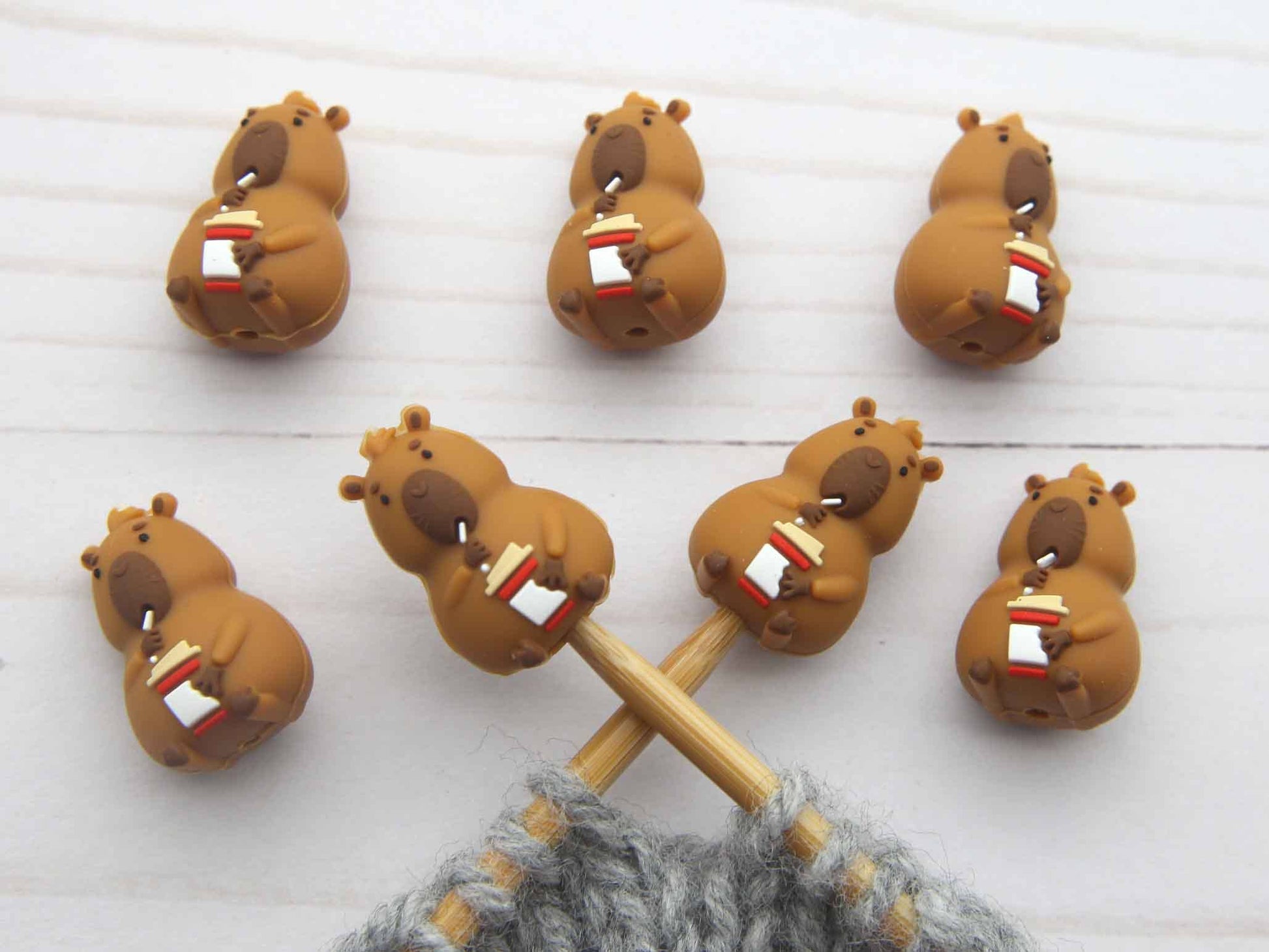 Capybara | Stitch Stoppers – Rose Yarn Co.