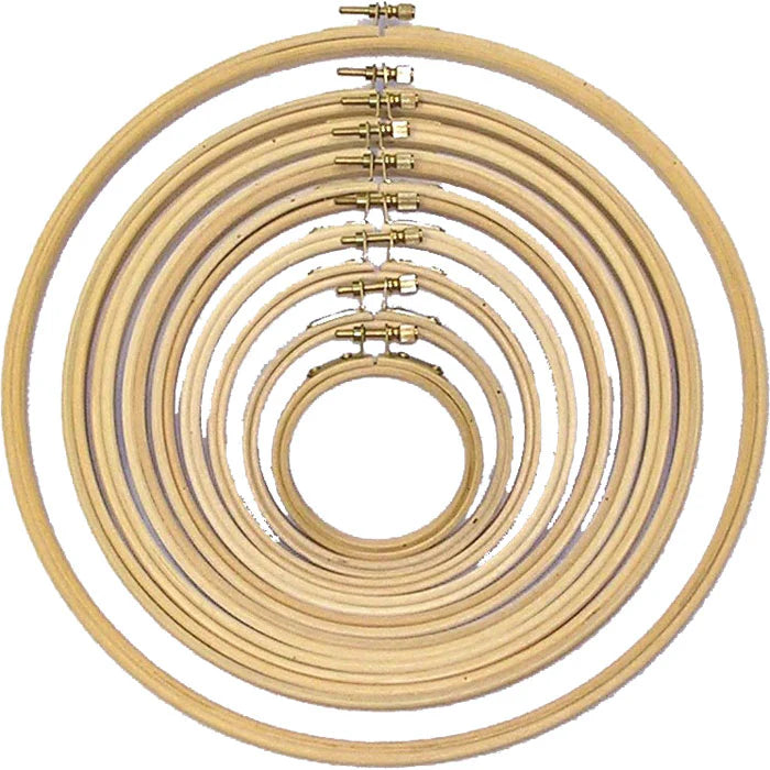 Colonial Round Edge Wooden Embroidery Hoop – Rose Yarn Co.